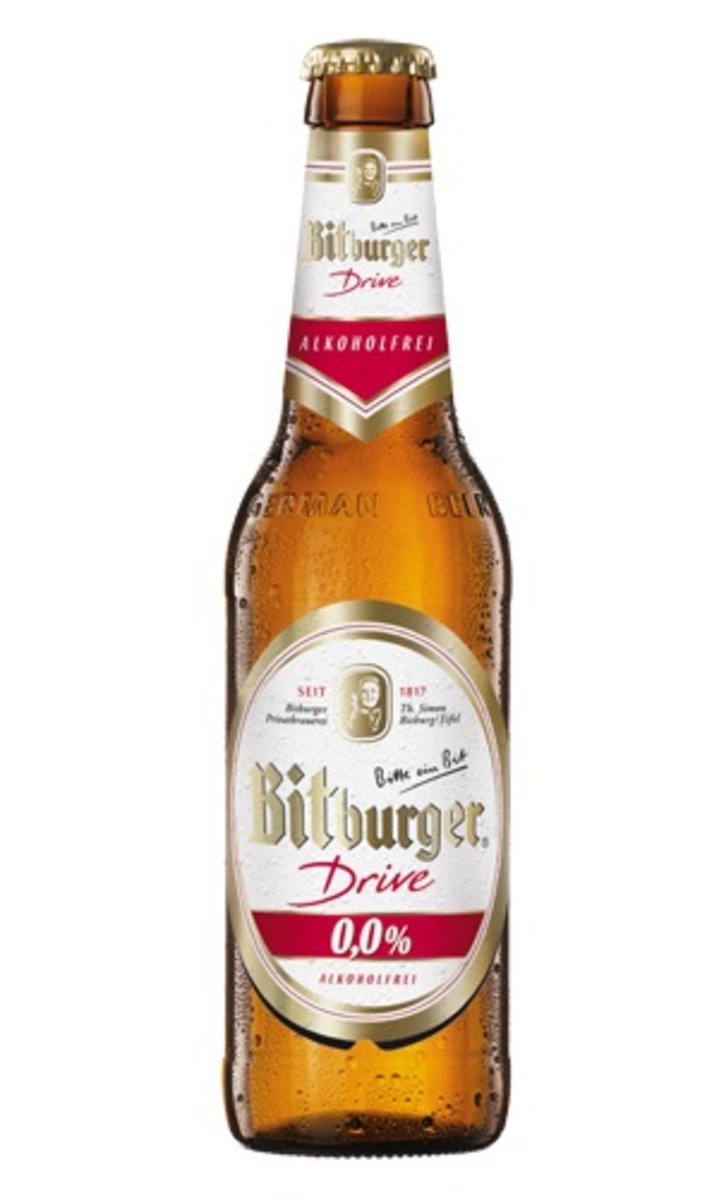 Bitburger Drive (Non-alcoholic Beer) 330ml Bottle x 24/cs – Pinewood Wine