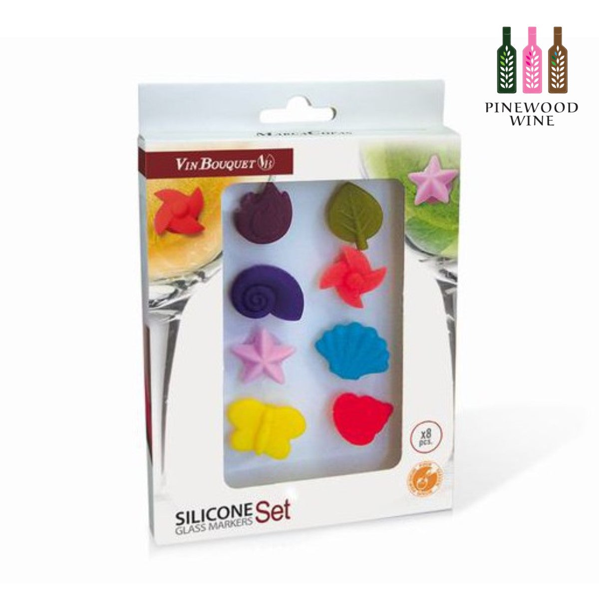 Vin Bouquet - Natural Elements Glass Markers – Pinewood Wine