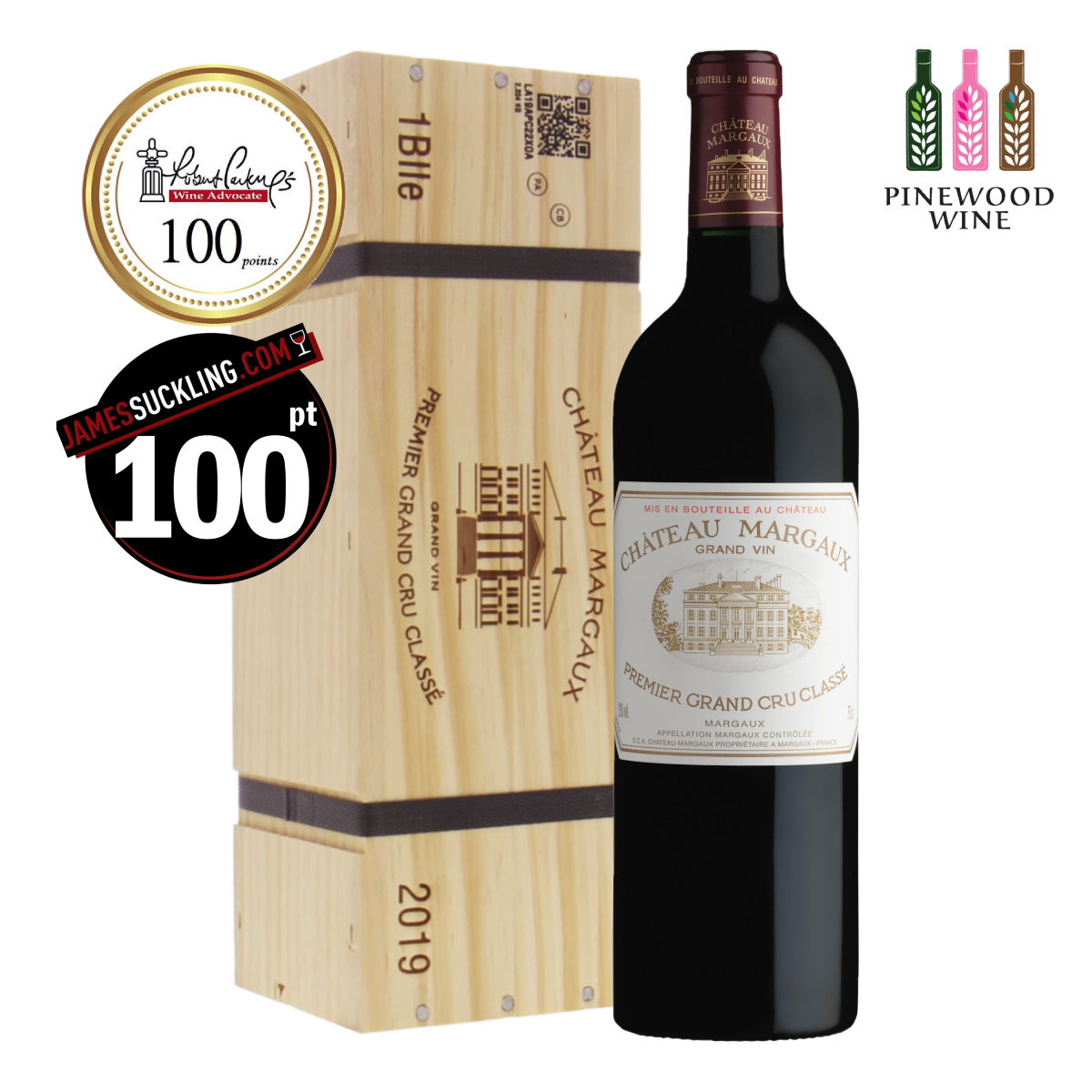 Chateau Margaux 1er Cru 2019 (OWC) 750ml – Pinewood Wine